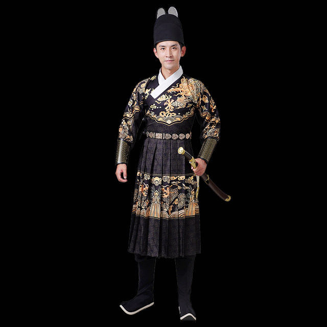 Yankou national style original Ming Dynasty Feiyu suit Jinyiwei Hanfu ...