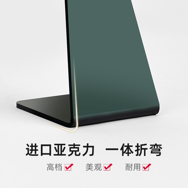 Flip table card display board wooden loose-leaf menu card a4 acrylic ...