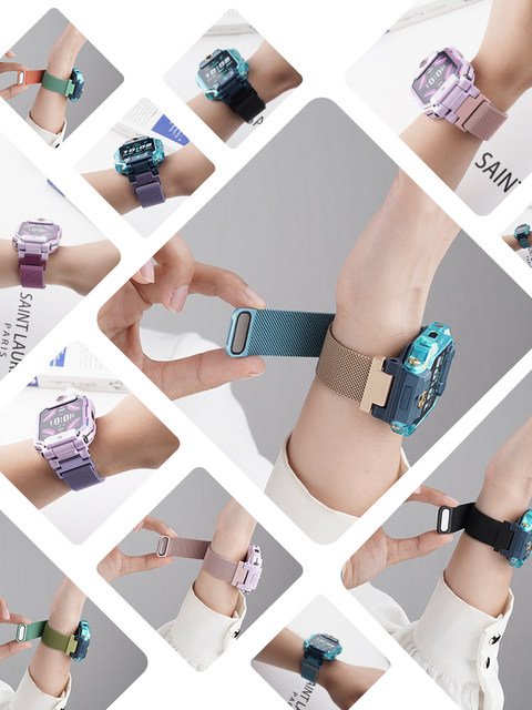 watchbond is suitable for little genius phone watch Z10/Z9/Z8A/Z7/z6 peak Milan magnetic strap ...