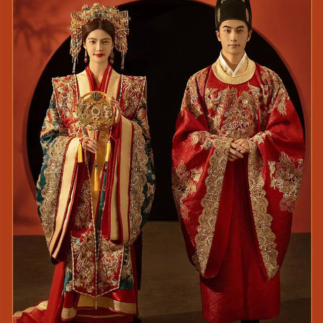 Song Dynasty Hanfu Wedding Clothes Fengguan Xiapei Chinese Wedding ...