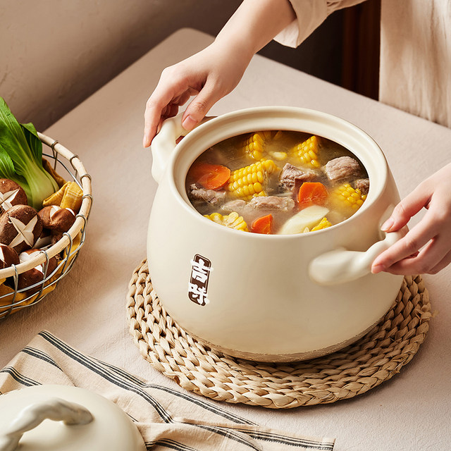 Bear casserole pot household ceramic gas soup stew casserole high ...