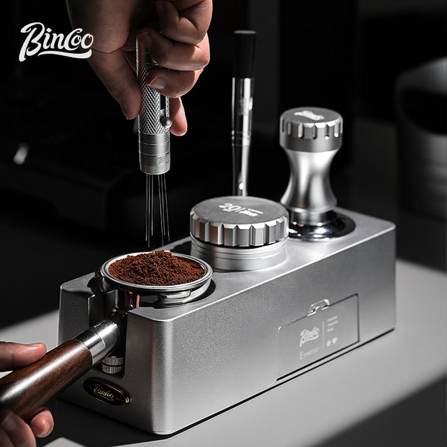 Bincoo powder spreader, tamping hammer, espresso coffee tool complete ...