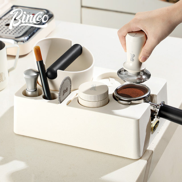 Bincoo coffee pink foundation handle Fill the laying powder coffee tool ...