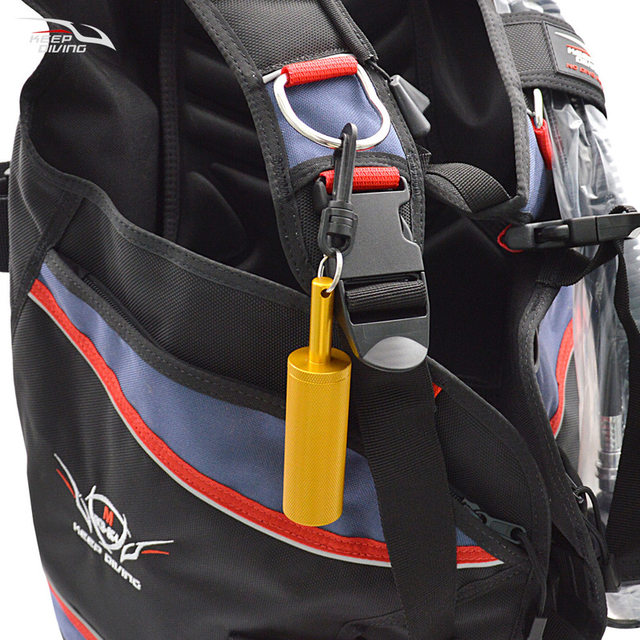 Aluminum alloy diving bell colorful underwater bell stick cylinder ...