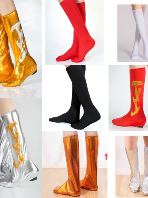 Dance performance clothing shoes covers hidden dance boots covers ...