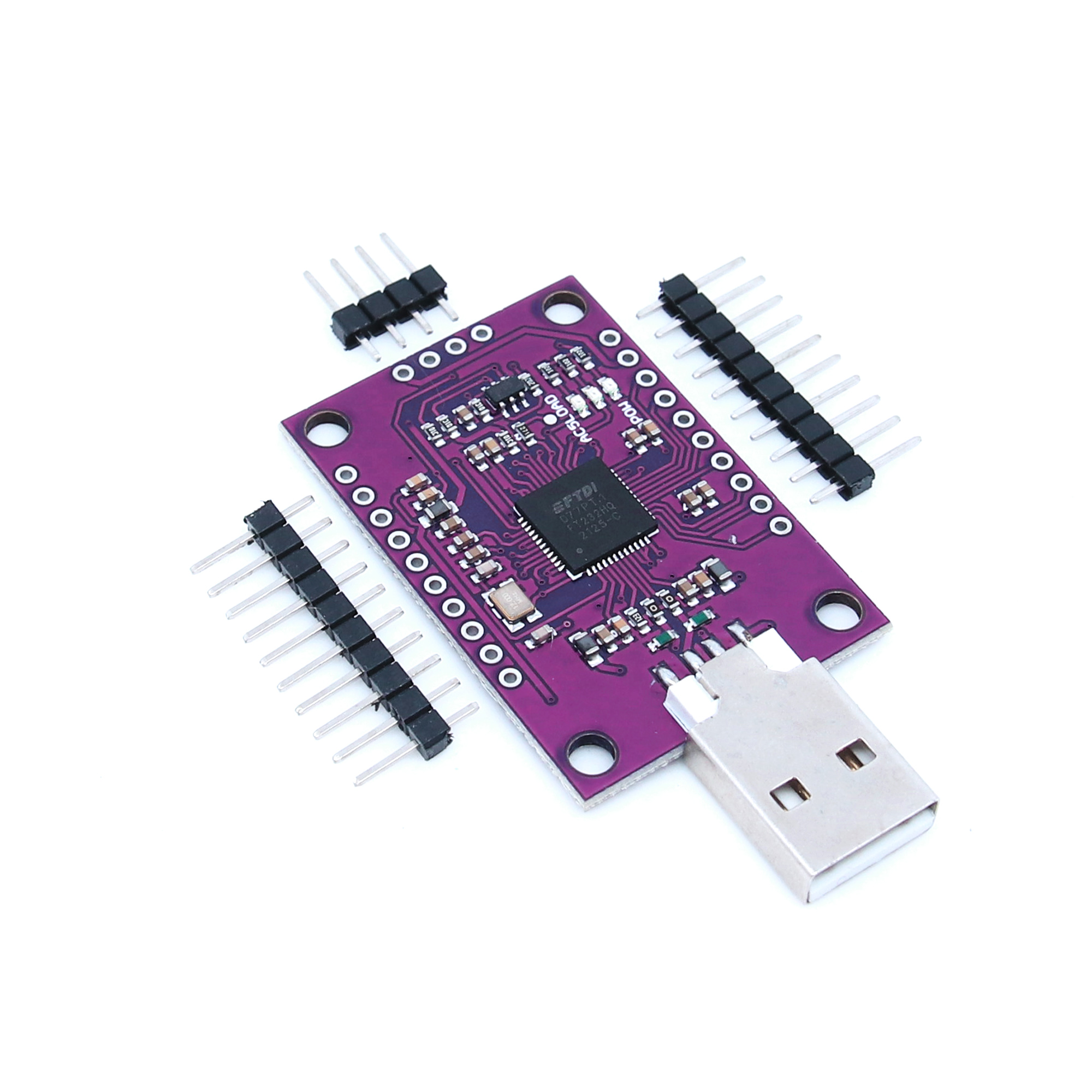 FT232H USB to FIFO/SPI/I2C/JTAG/RS232 Serial Port Module - High Speed Multifunction
