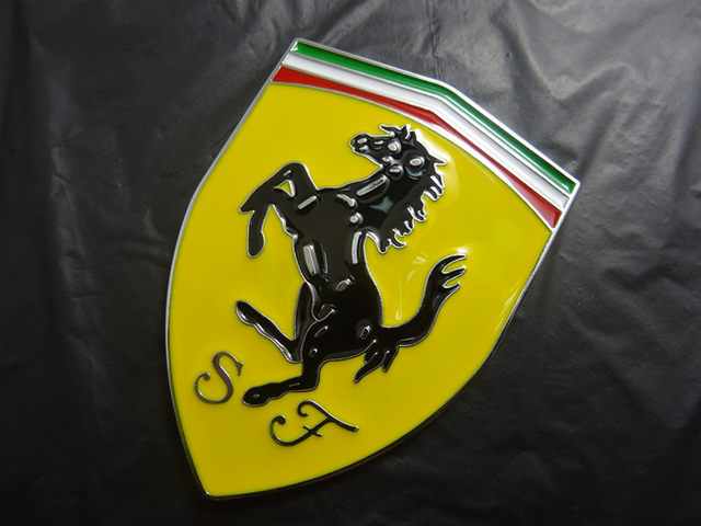 Car modification label Ferrari car label Lamborghini metal car label 3D ...