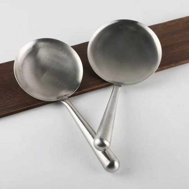 Stainless steel tofu spoon, special spoon for beating tofu, round tofu ...