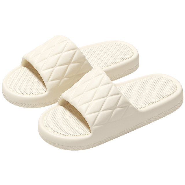 Women's summer 2024 new style slippers with a sense of stepping on shit ...