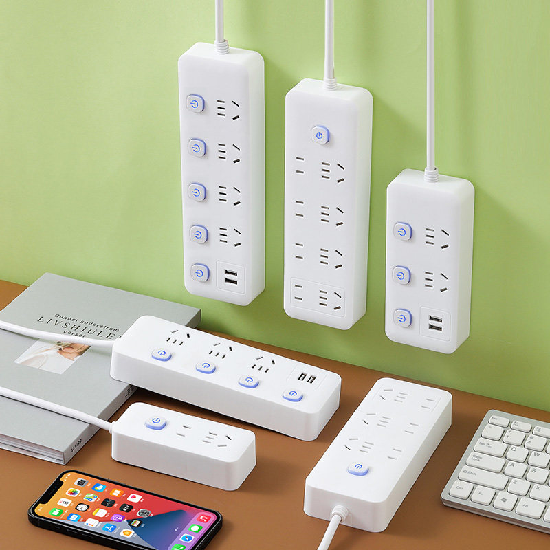 Porous Plug-in Board with USB Socket Panel Home Multi-Use
