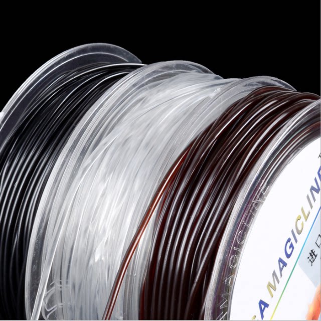 Crystal elastic thread, round transparent rubber band thread, beaded ...