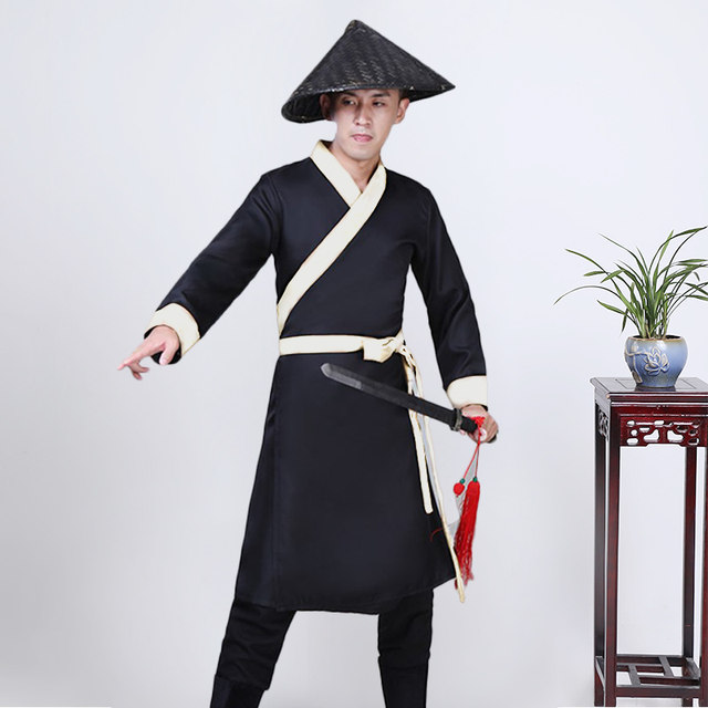Dou Li knight hat ancient costume Hanfu graduation class uniform male ...