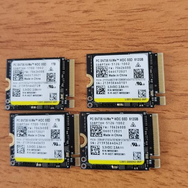 WD/西部数据 SSD SN735 1T 2230 M.2 SN560 SN580 SN740 2TB 512G-淘宝网