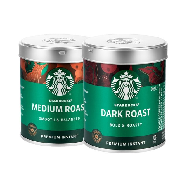 Starbucks Coffee Medium Dark Roast American Cold Brew Premium Instant ...
