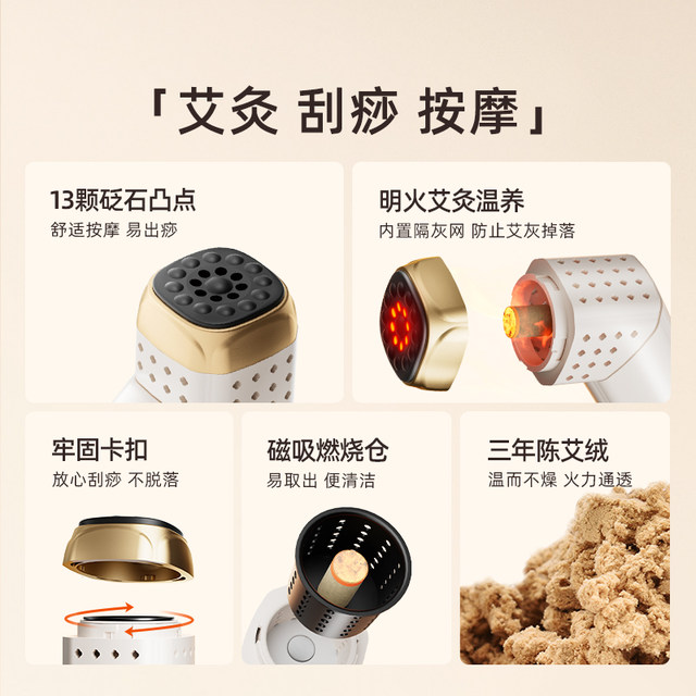 Yuanqi Master Bianstone Moxibustion Stick Moxibustion Box Portable ...