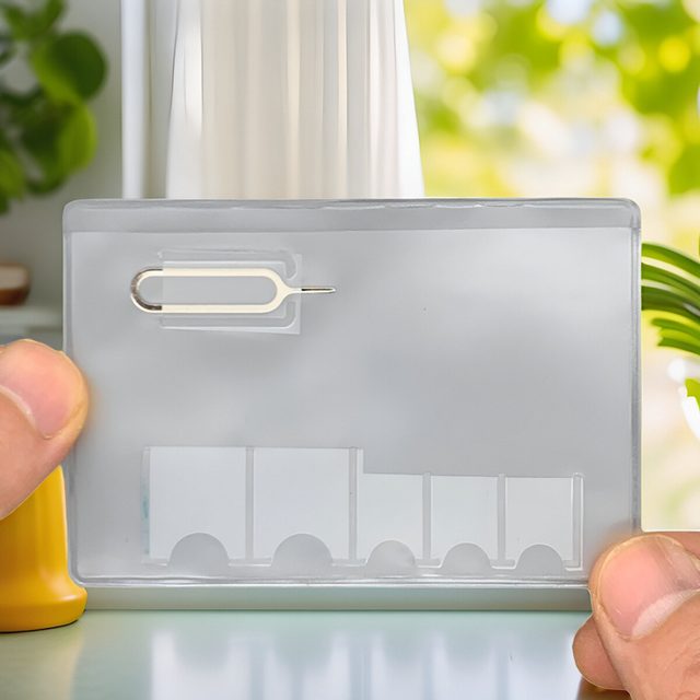 Mobile phone sim card storage bag, SIM card holder, portable travel ...