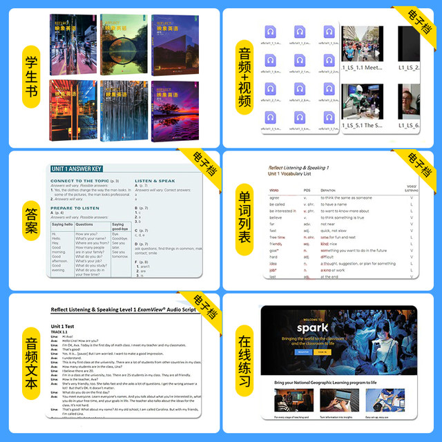 National Geographic Reflection English reading writing listening ...