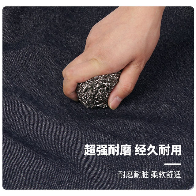Denim apron men's summer work clothes factory work workshop welder ...