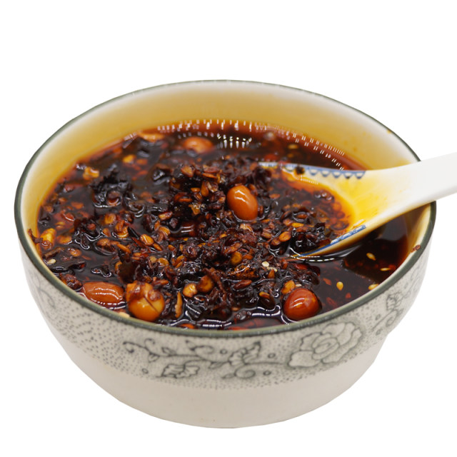 Guizhou specialty oil chili characteristic homemade spicy pepper garlic flavor cold sauce sea ...