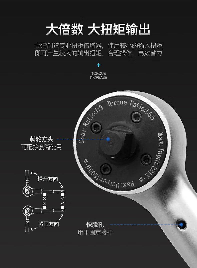 Exploit Torque Wrench 1000-10000Nm - Chromium Vanadium Alloy Steel