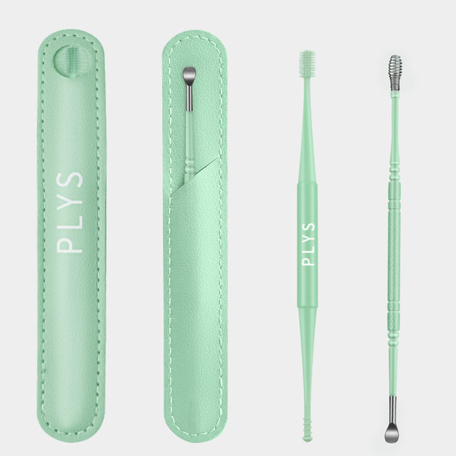 Japanese ear scoop massage silicone ear scoop artifact double-headed ...