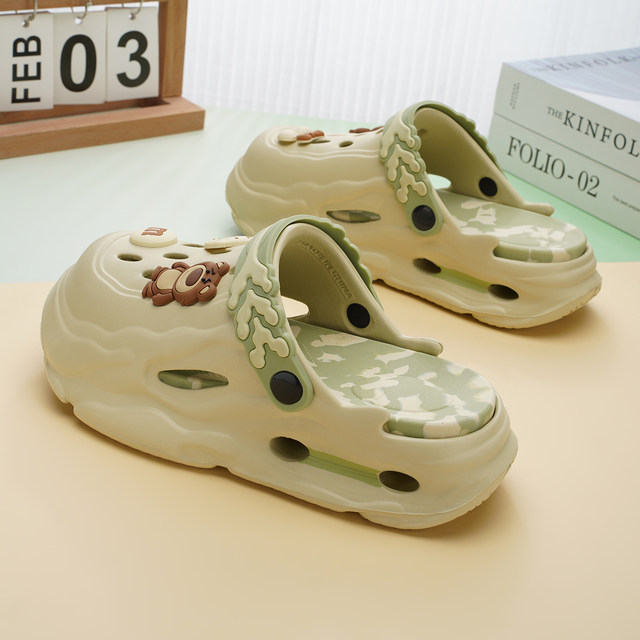 Croc shoes women's new summer soft-soled sandals anti-slip lightweight ...