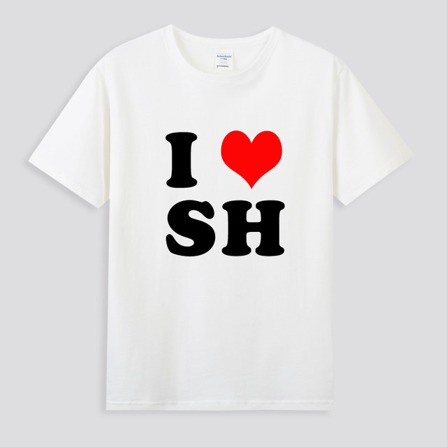 ILOVESH I love Shanghai Hong Kong HK China CHINA men's and women's ...