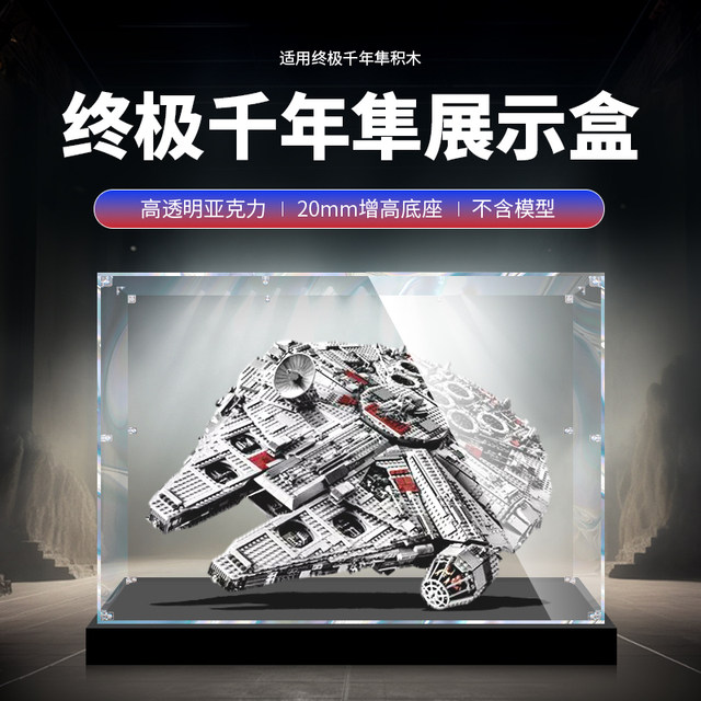 Suitable for LEGO 75192 Ultimate Millennium Falcon acrylic display box ...