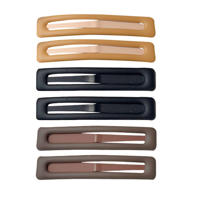 Simple frosted bb clip hairpin one-word clip to fix broken hair bangs ...