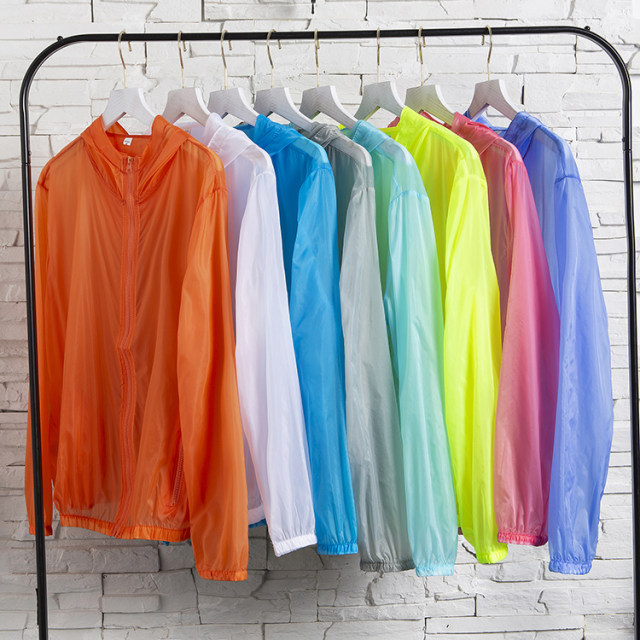 Summer outdoor sun protection clothes for women couples skin clothes ...