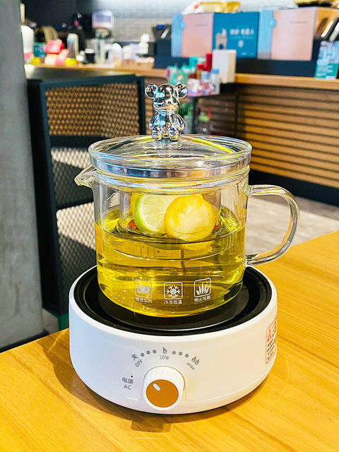 Electric stew glass can be heated, cup, set of household high ...