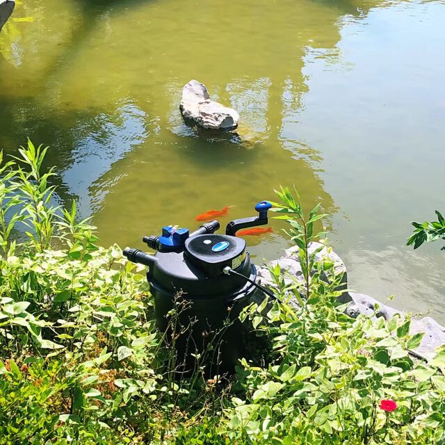 Sensen fish pond water circulation system koi pond filter device ...