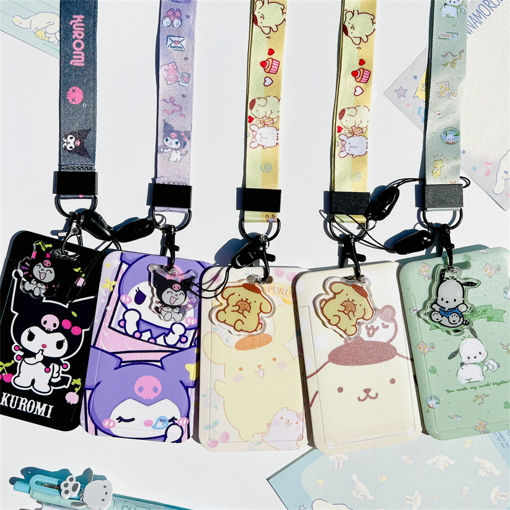 Cute Card Set Lanyard - Nucleic Acid ID Holder for Students and Workers