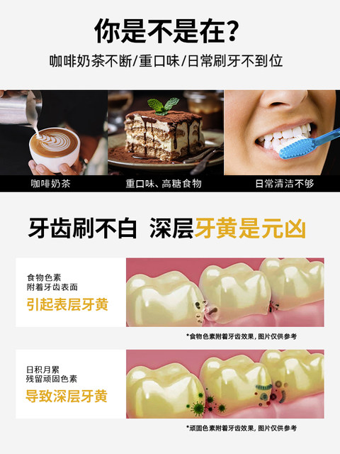 RO prepared long charcoal cleaning white toothpaste to remove yellow ...