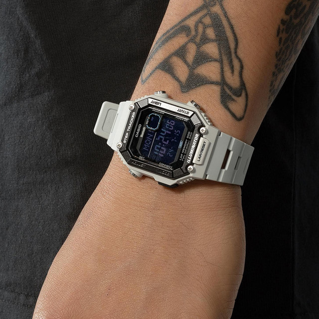 Casio watch men's small square official genuine sports Bluetooth ...