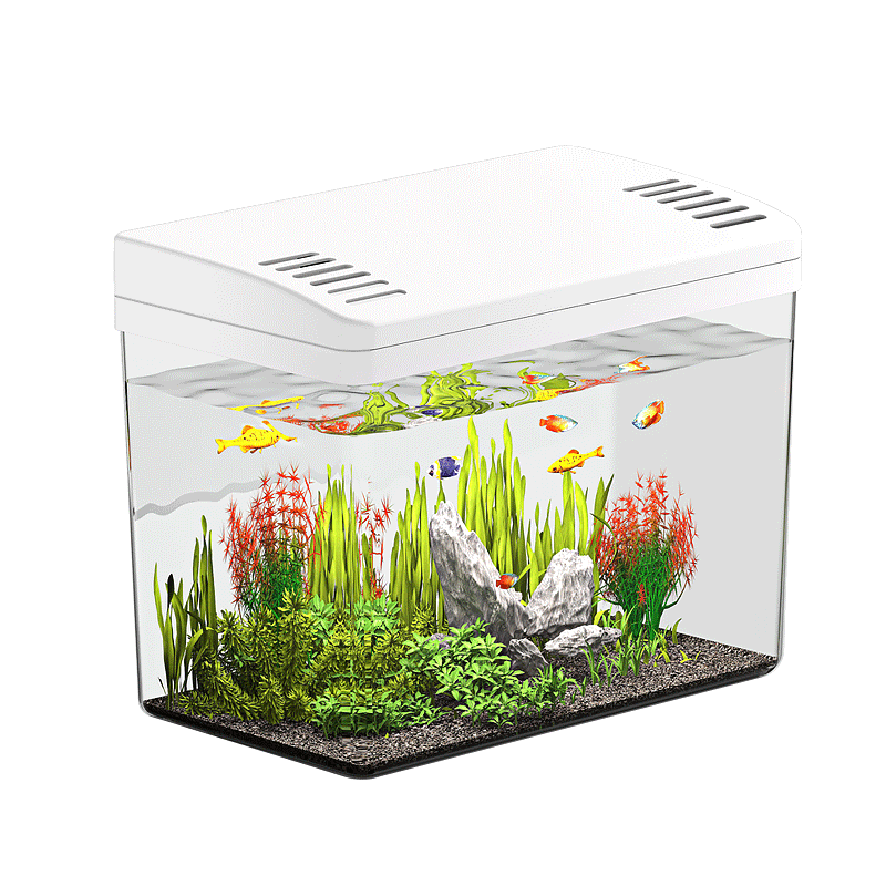 Fish tank living room small desktop household water-changing self ...