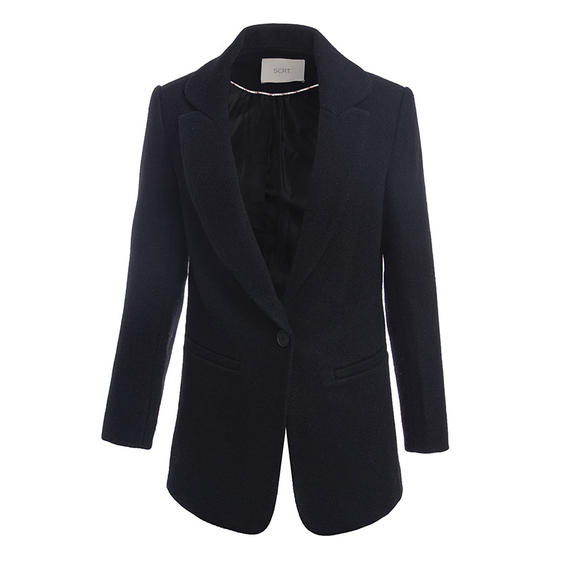 SCRT Jixitang MOON wool suit jacket women's advanced winter all-match ...