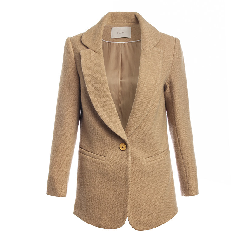 SCRT Jixitang MOON wool suit jacket women's advanced winter all-match ...