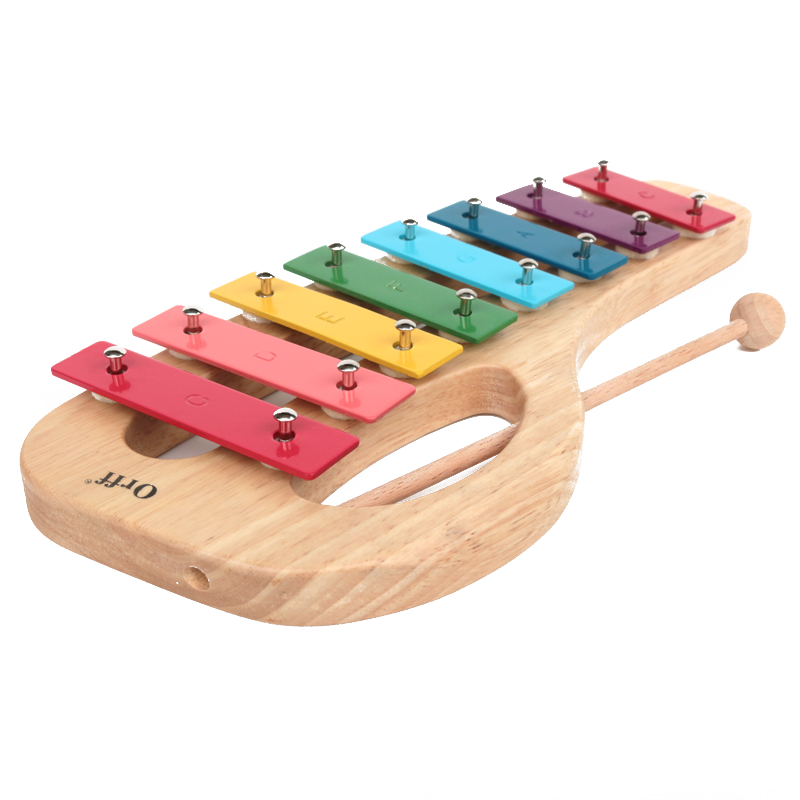 Wfrealia 8-Note Wooden Xylophone - Early Education Music Toy