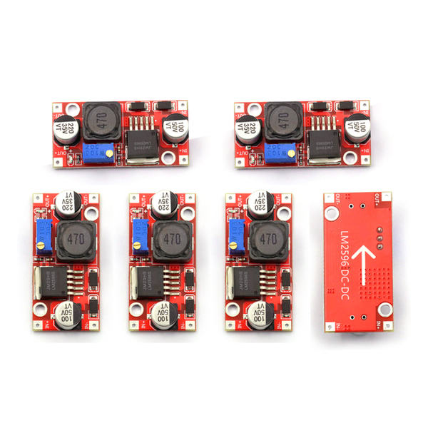 DC-DC Step-Down Power Module 3A Adjustable With Reverse Polarity Protection Inductor - LM2596 ...