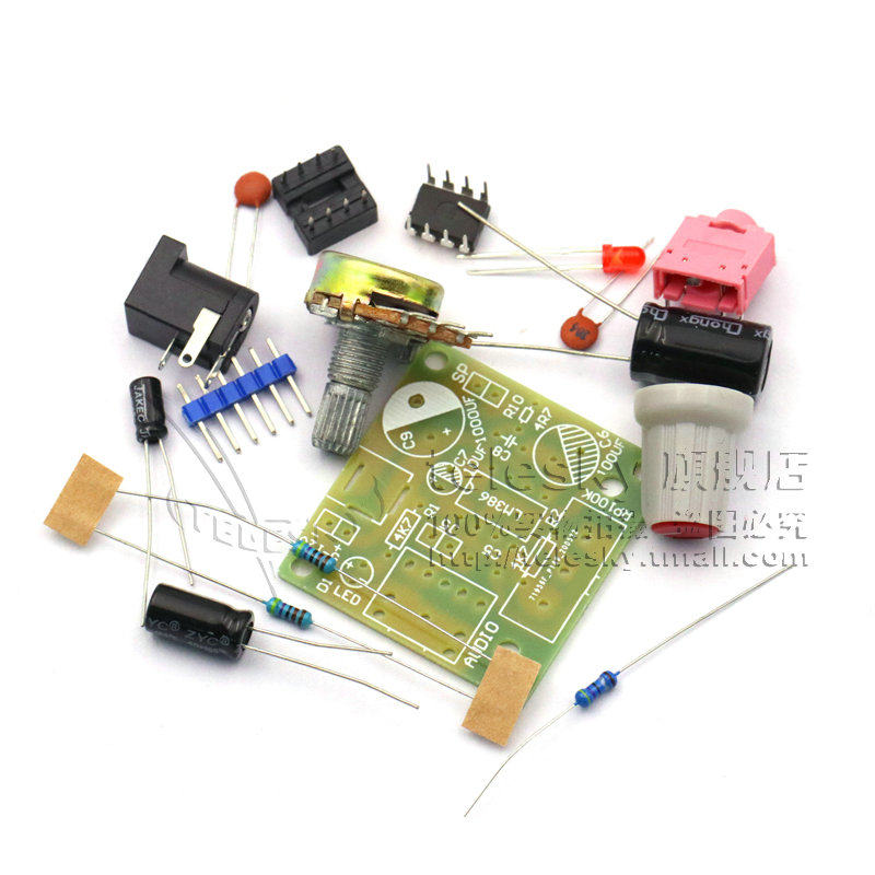 LM386 Low Power Mini Power Amplifier Board Module Kit TDA2030 Power ...