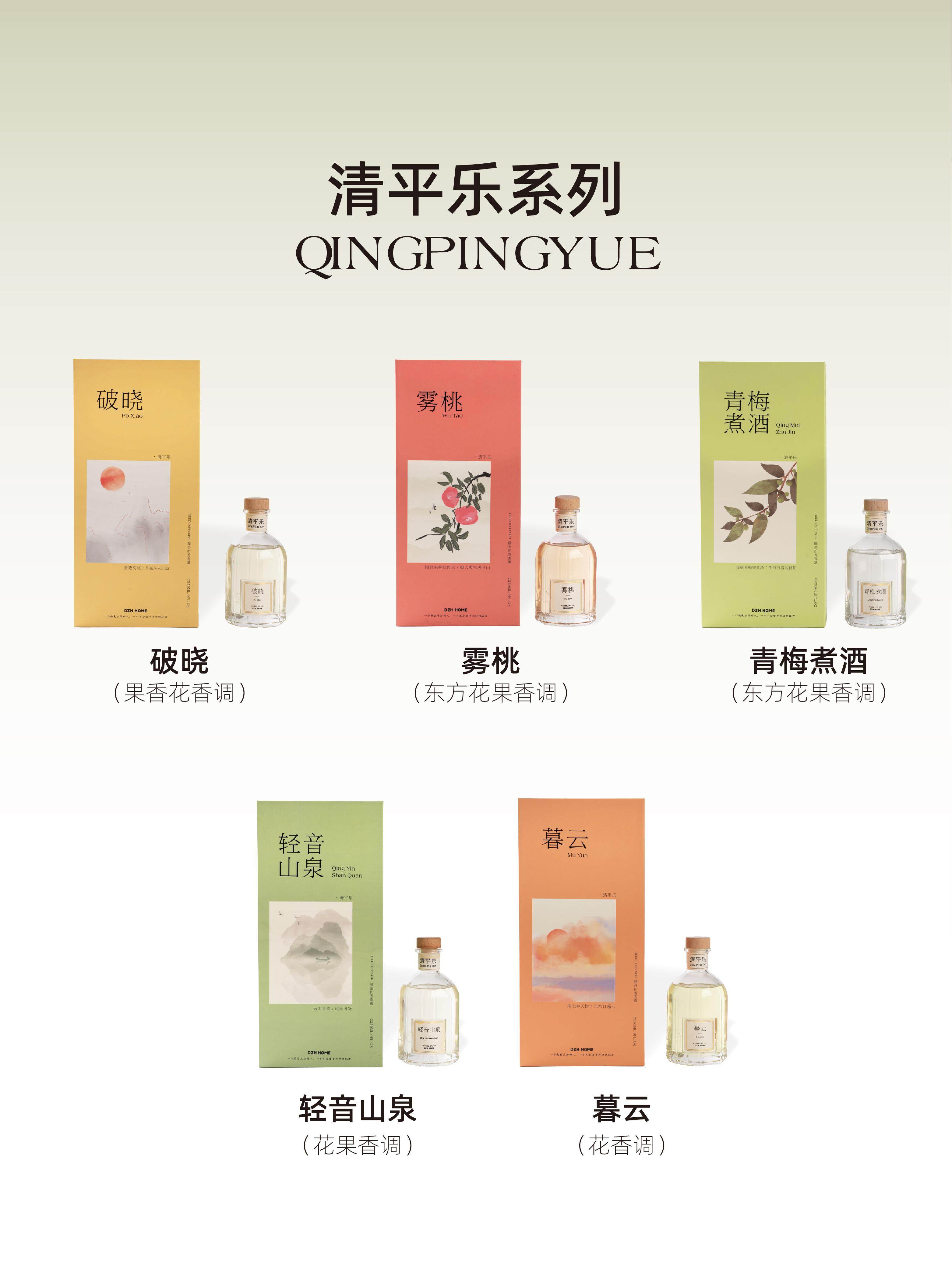 Fragancia de Ratan Dai Zi Xing Qing Ping Le - 250ml Aroma Floral