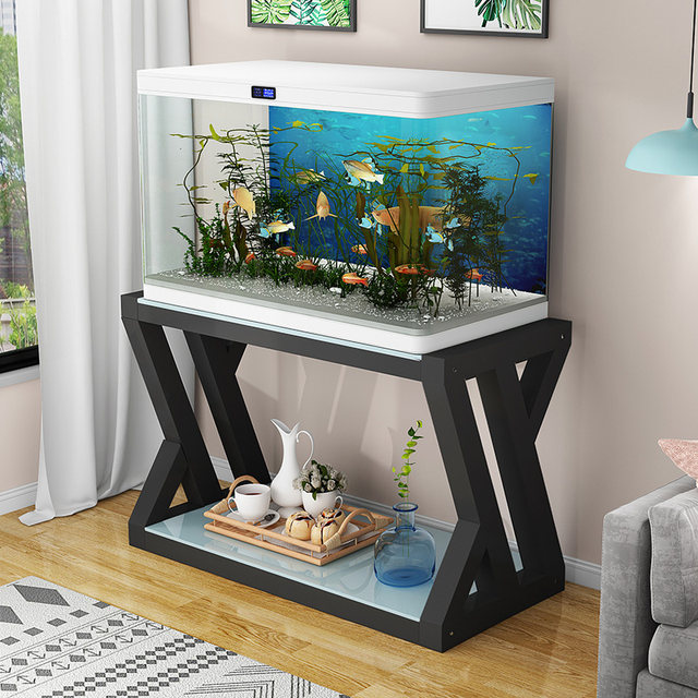 Fish tank cabinet metal fish tank shelf fish tank table steel wooden ...