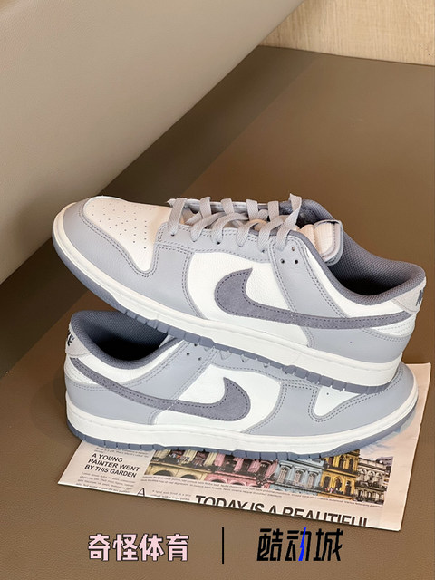 Nike Nike Dunklow Moni White Gray Purple Low Sports Shoes Shoes FJ4188-100