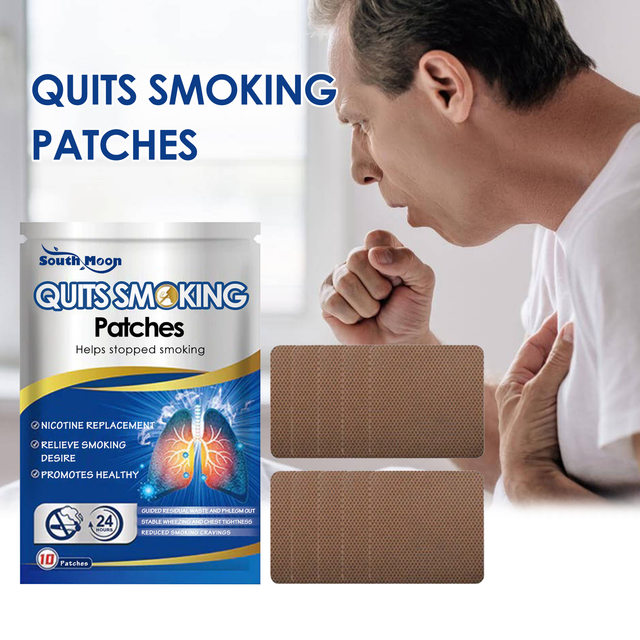 South Moon Herbal Smoking Repair Patch Relieves Dry and Itchy throat ...