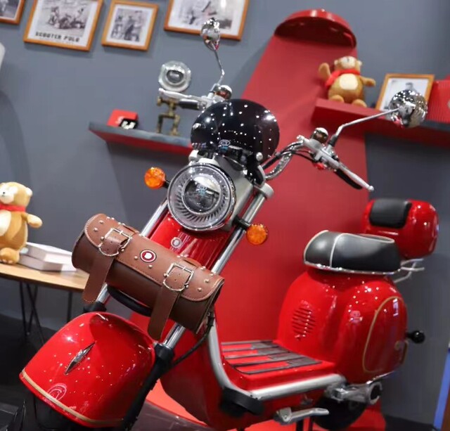 Powelldd C1 Exclusive Edition Light Luxury Retro Fashion Electric Moped ...