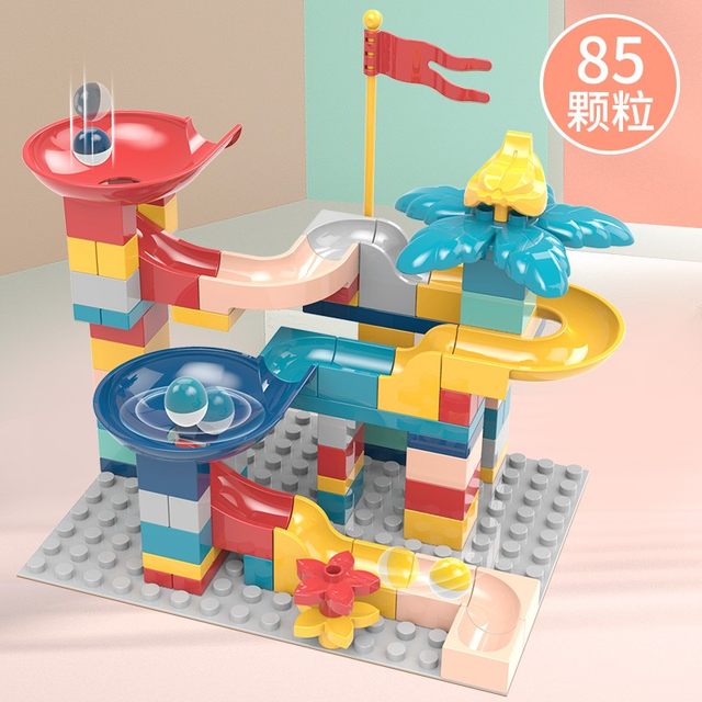 Children's ever-changing slide building blocks toy for boys, large ...