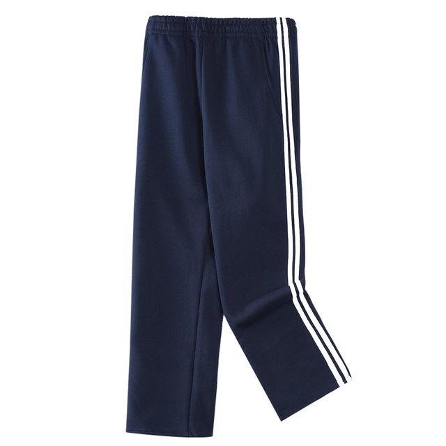 Children's navy blue autumn and winter velvet thickened school uniform ...