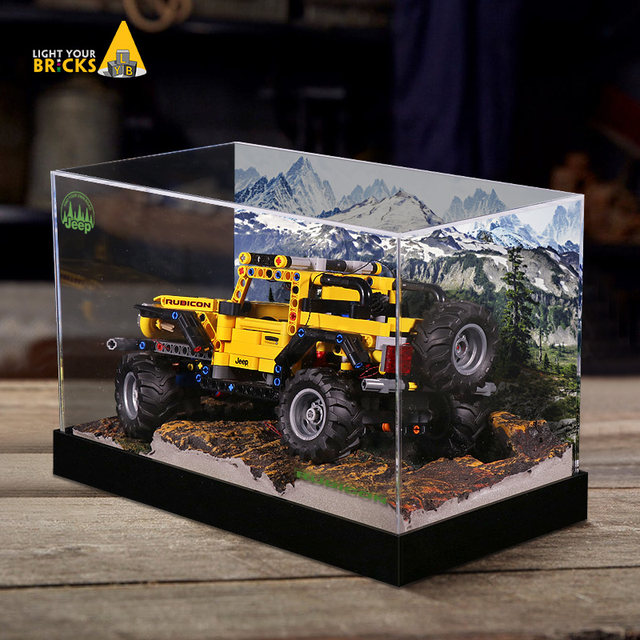 LYB is suitable for Lego 42122 Jeep Jeep Wrangler Display Box Yayli ...