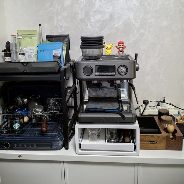 Customized coffee machine storage rack, rice cooker rack, kitchen ...